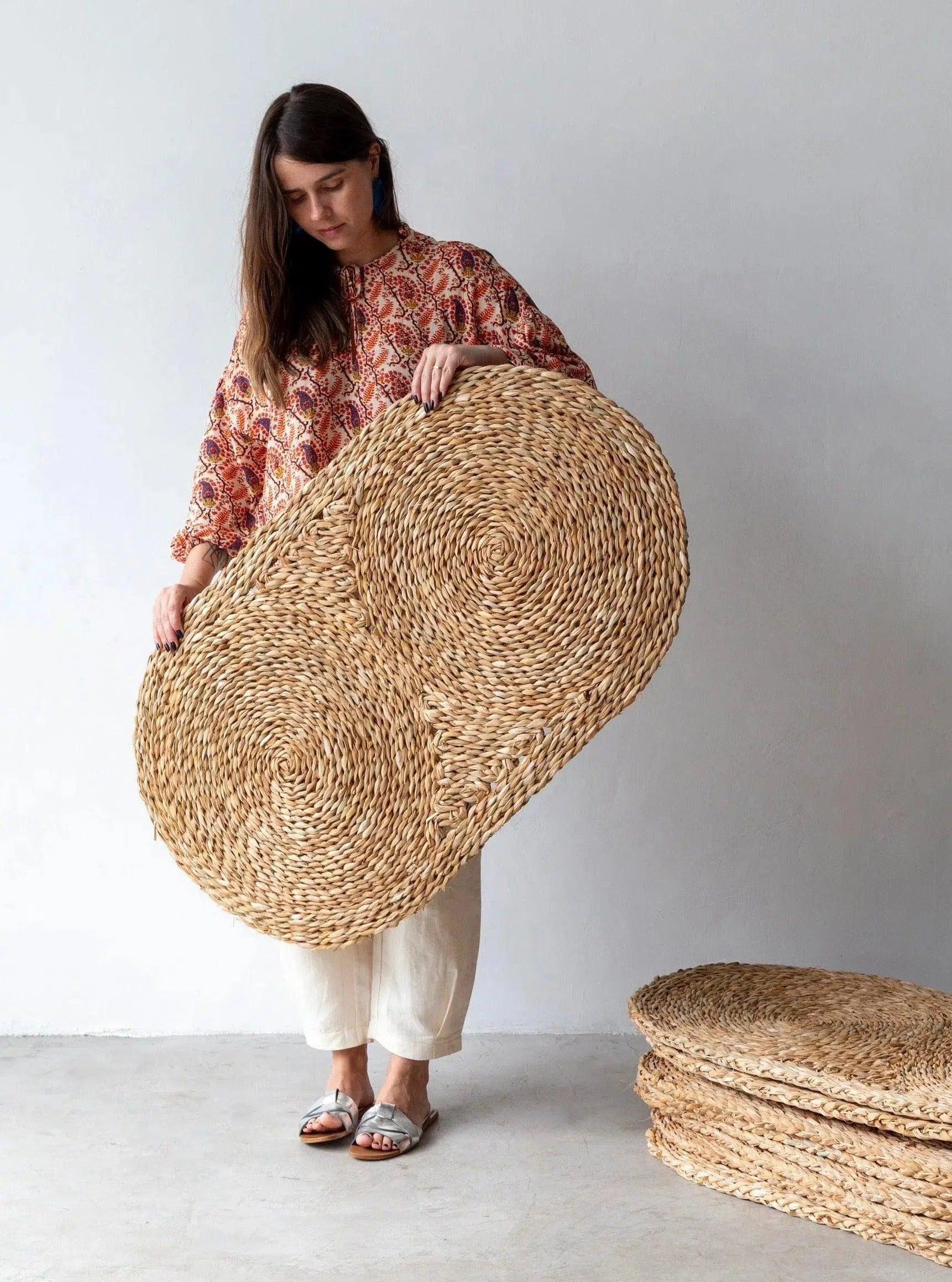 Capacho Capim D'Água Artesanal | Leva Oficina